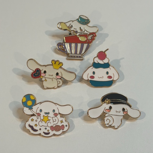 Sanrio | Toys | Cinnamoroll Enamel Pins Hello Kitty And Friends 5 ...
